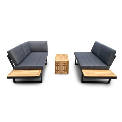 Monte Carlo utegrupp modulsoffa med bord - 7690 kr - Loungegrupper ...